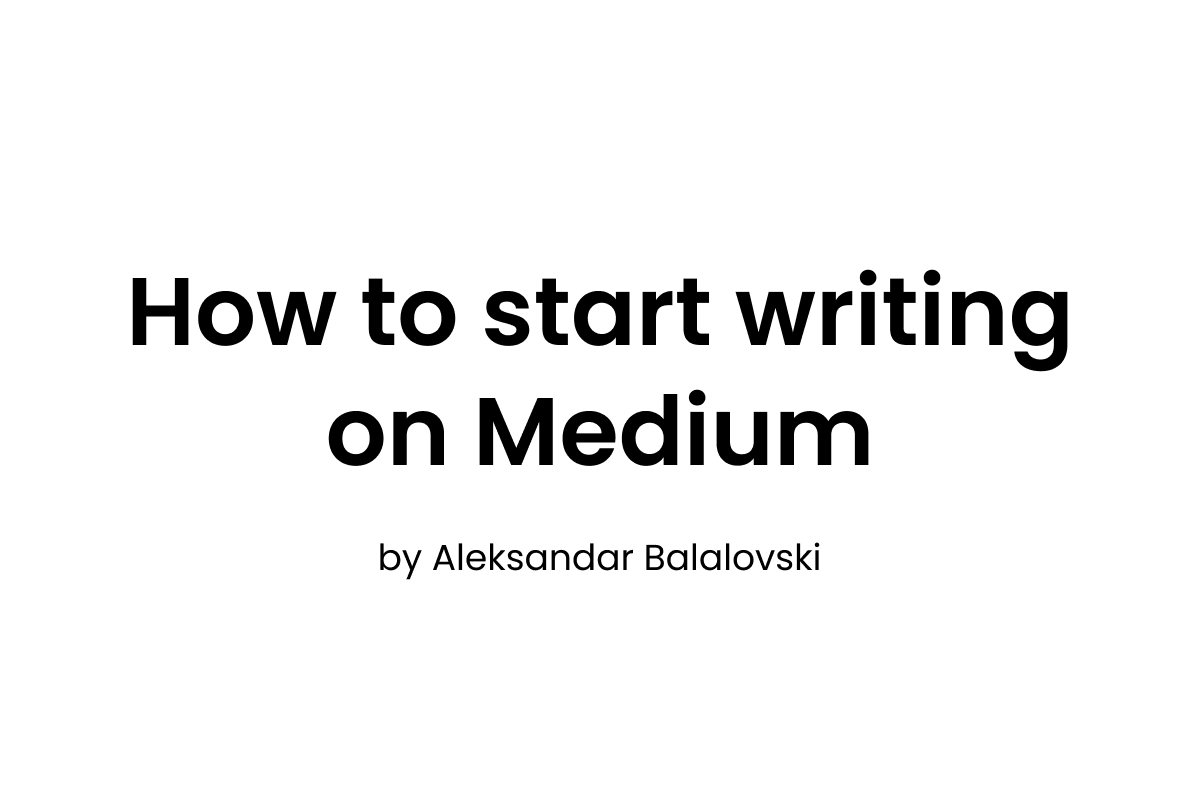 How to Start Writing on Medium | Writings Blog